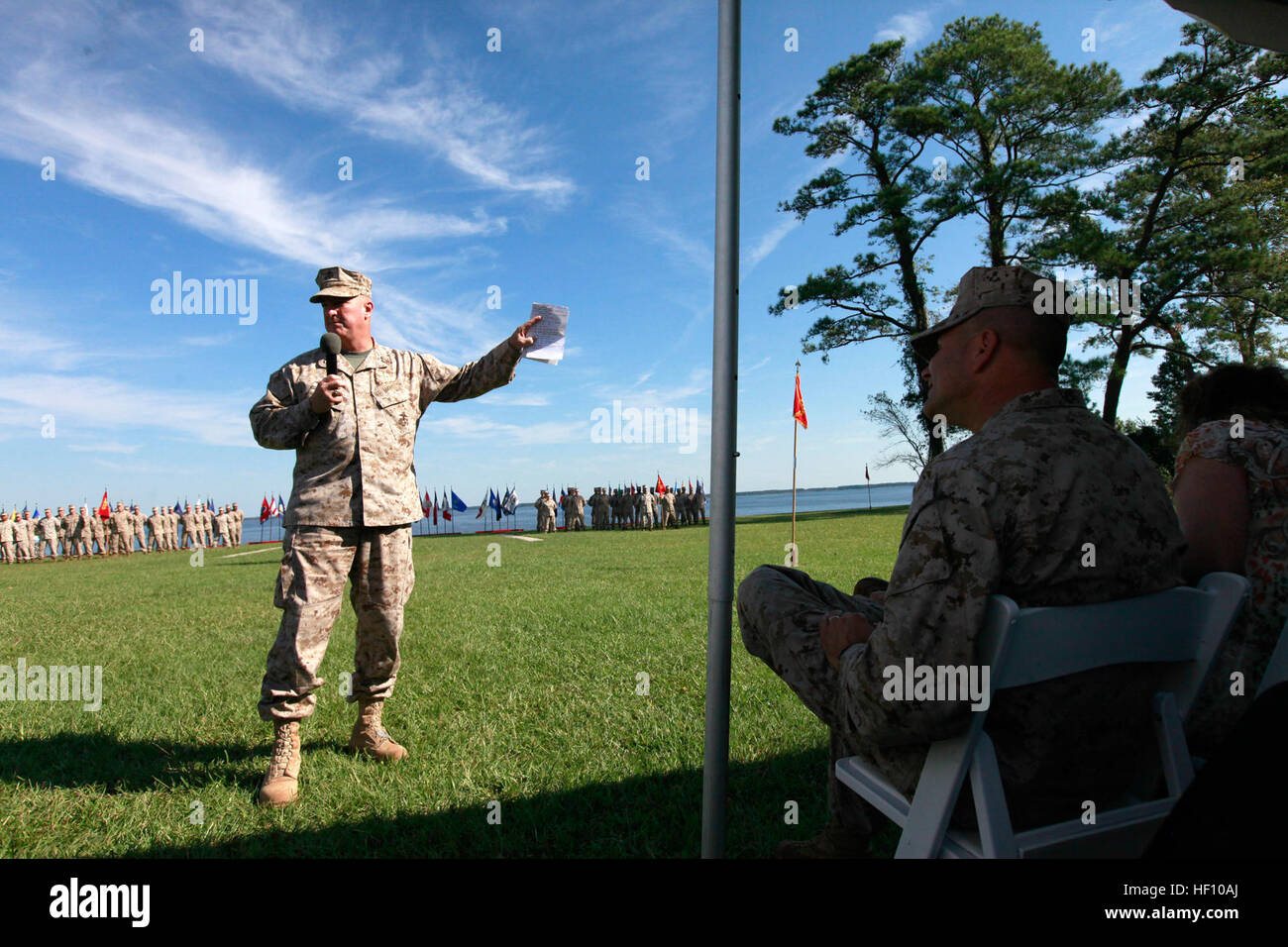 Sergeant major of 2d maw hi-res stock photography and images - Alamy
