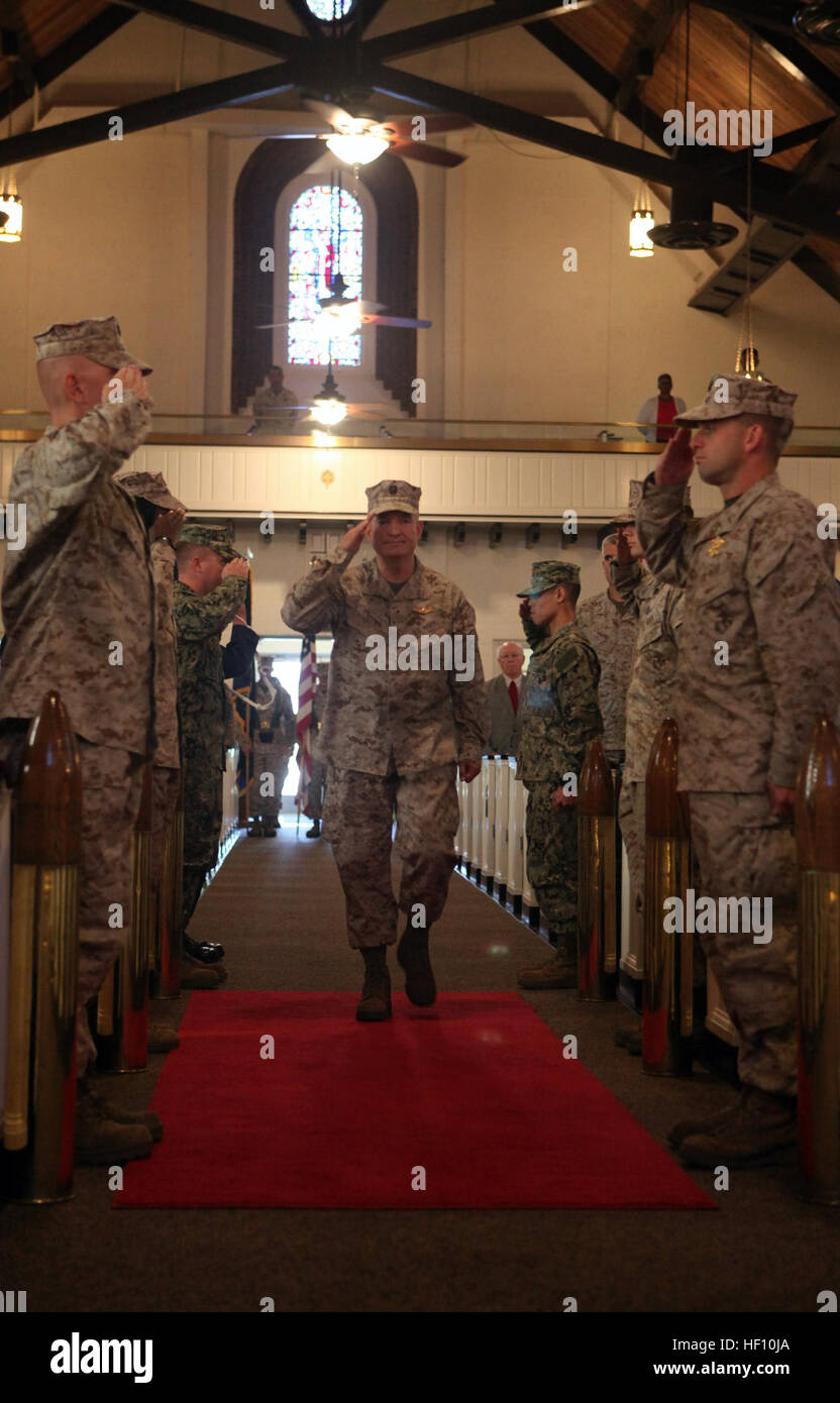 Navy Capt. Steven D. Brown, the outgoing chaplain of 2nd Marine ...