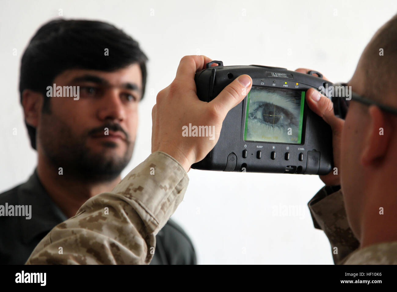 U.S. Marine Corps Sgt. Chad J. Twenter, right, with the Musa Qa'leh ...