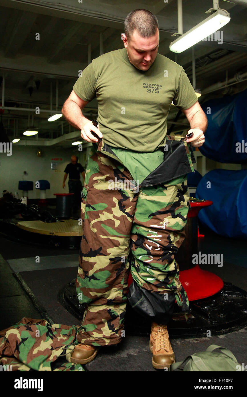 Master Sgt. Jason C. Benedict, operations chief, Weapons Company ...