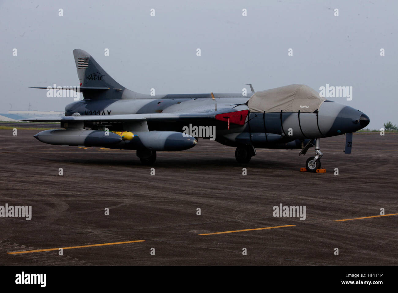 An AV-8B Harrier is exhibited at a static display hosted by the U.S ...