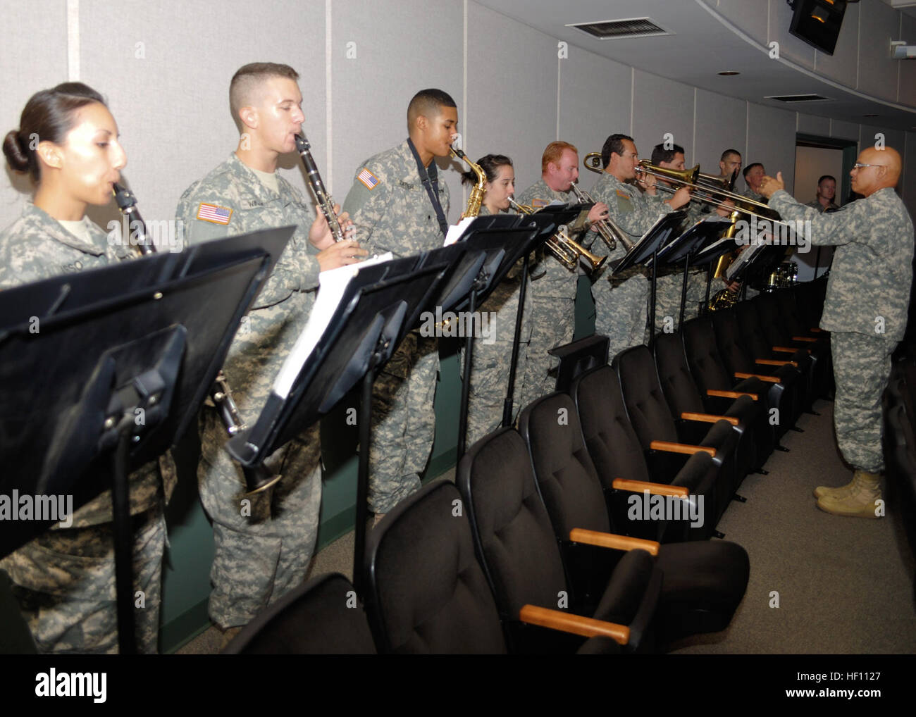 PHOENIX— Soldiers with the 108th Army Band of the Arizona Army National ...