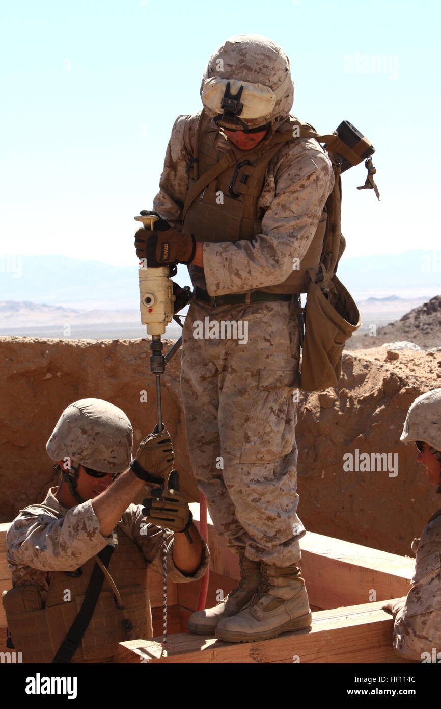 Marines with Alpha Company, 7th Engineer Support Battalion, 1st Marine ...