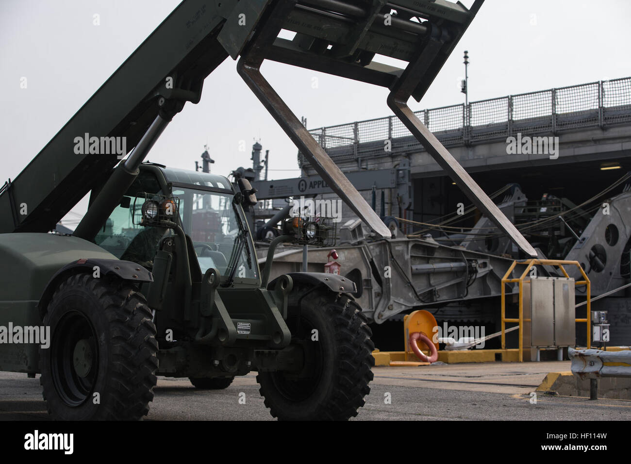 U.S. Navy Equipment Operator 2 Edward Thompson, an equipment operator ...