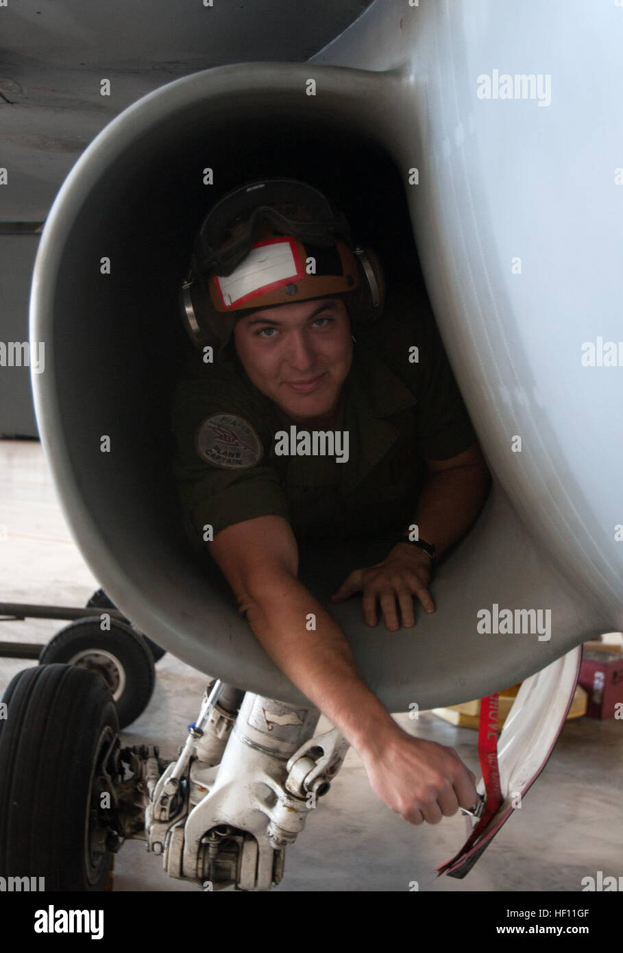 Lance Cpl. Nicholas Levins, an F/A-18 aircraft mechanic with Marine ...