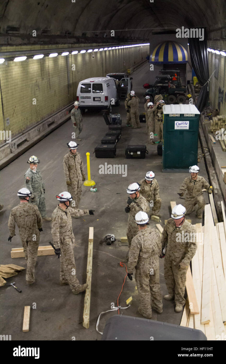 Marines and sailors assigned to Chemical, Biological, Radiological and ...