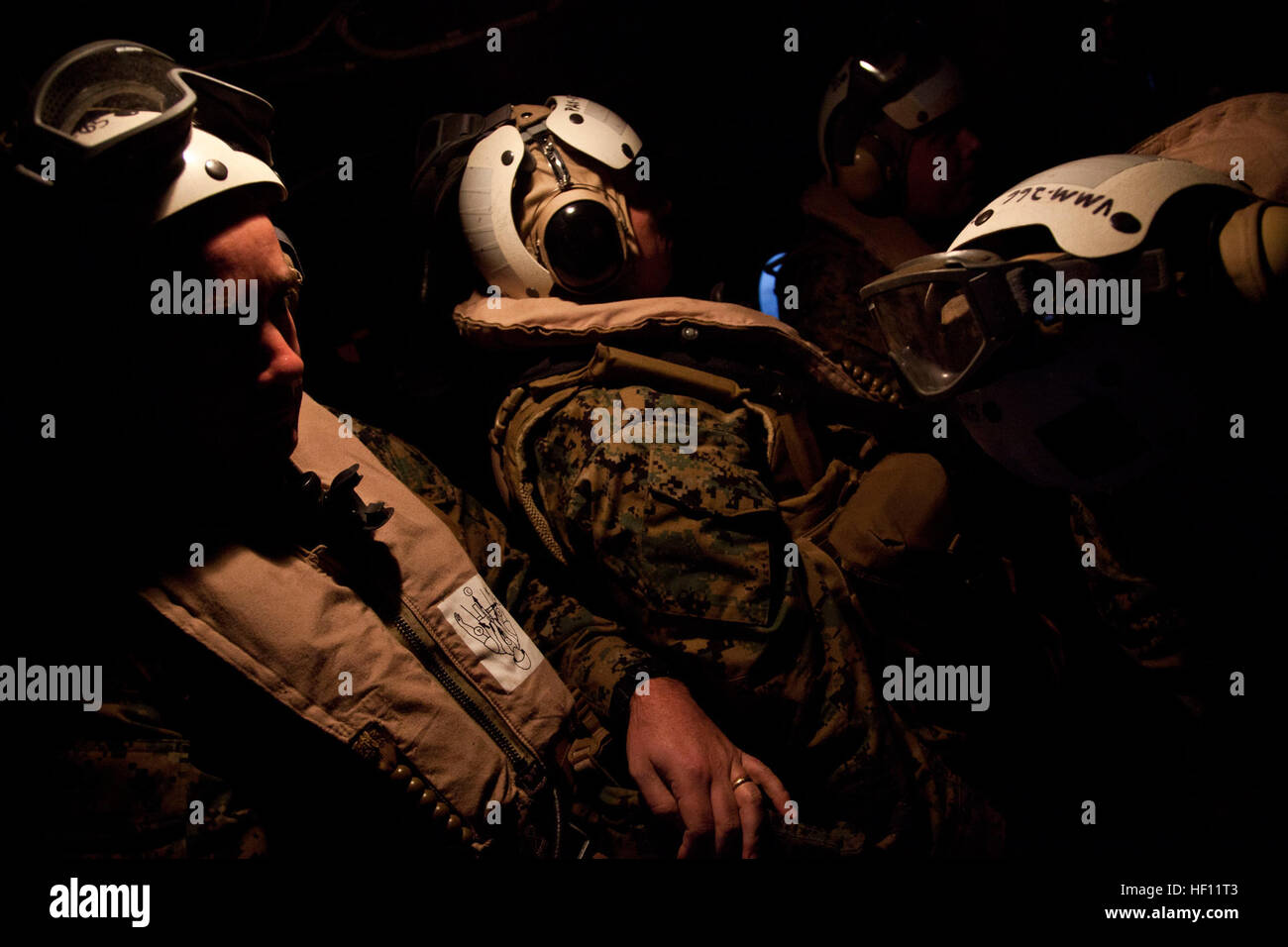 Marines assigned to 26th Marine Expeditionary Unit (MEU) command ...