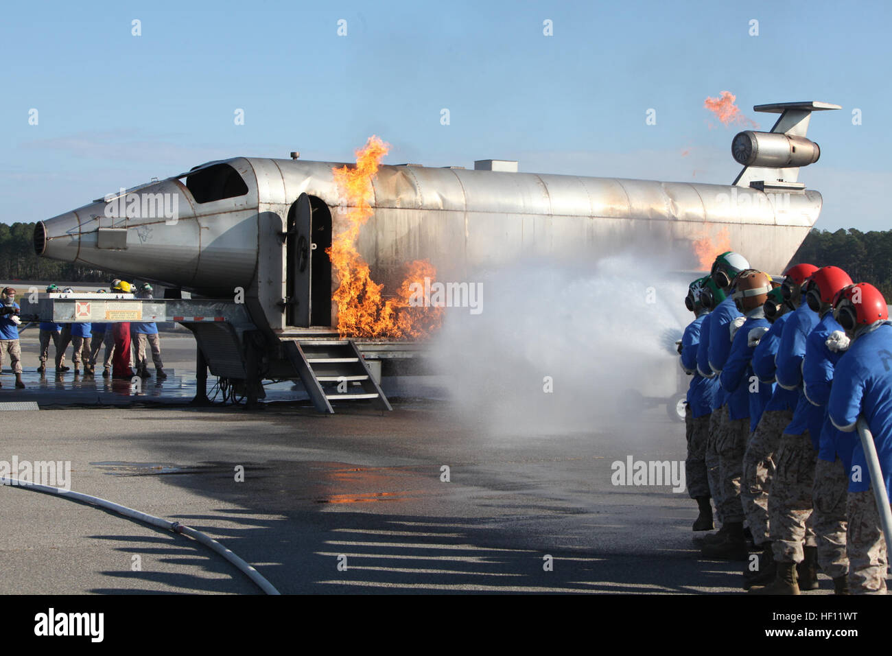 Shipboard aircraft firefighting hi-res stock photography and images - Alamy