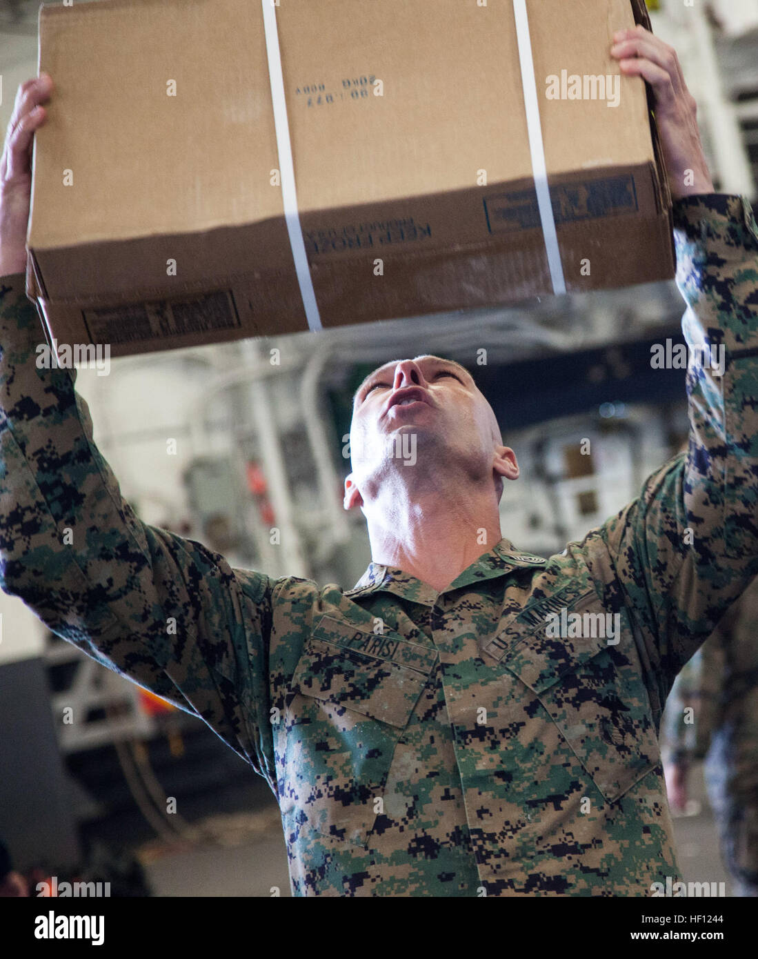 Sgt. Maj. Todd Parisi, 26th Marine Expeditionary Unit sergeant major ...