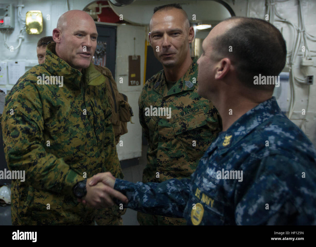 Sgt. Maj. Micheal P. Barrett, sergeant major of the Marine Corps ...