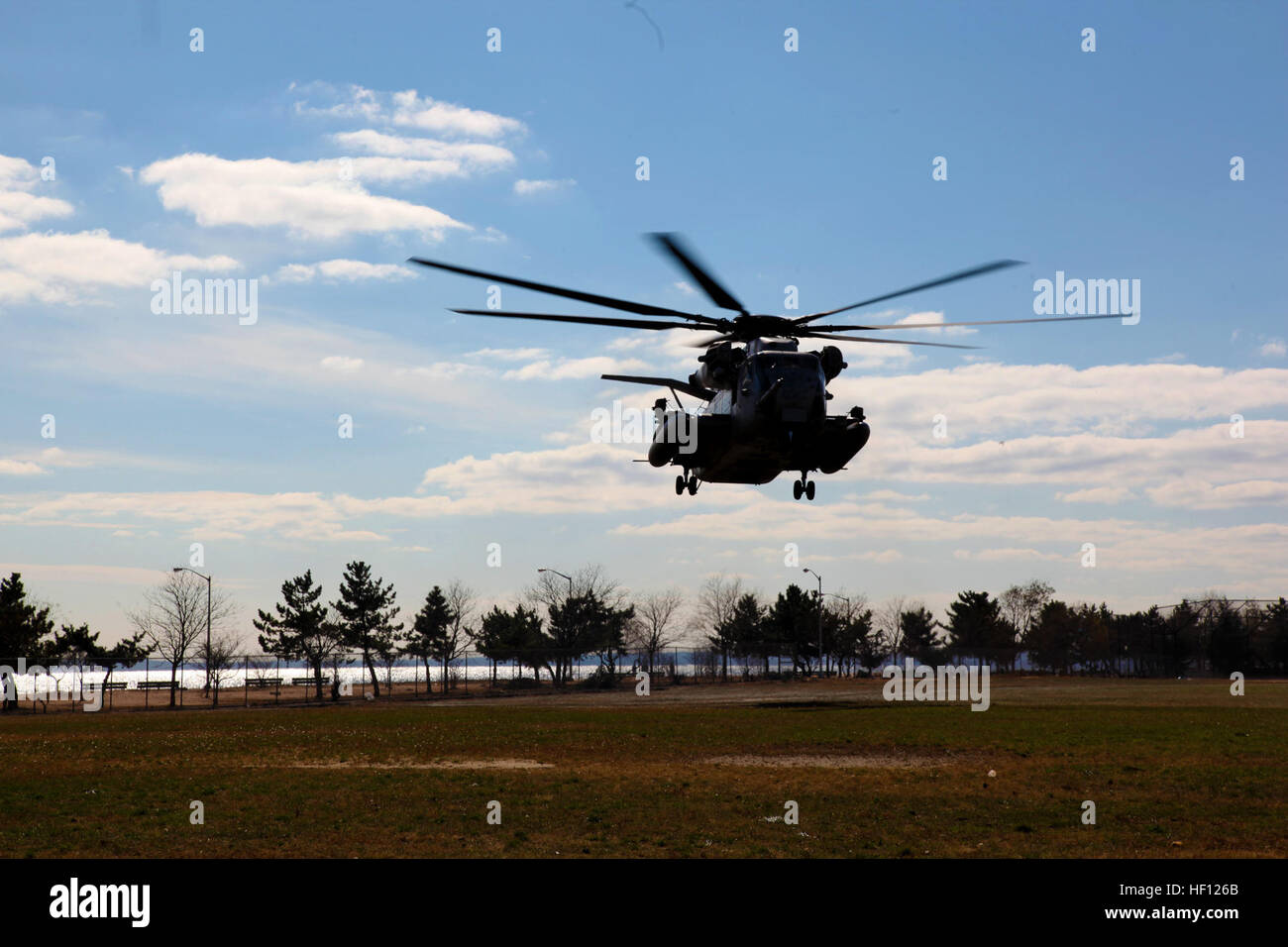 A CH-53D Sea Stallion from Marine Heavy Helicopter Squadron 366, with ...