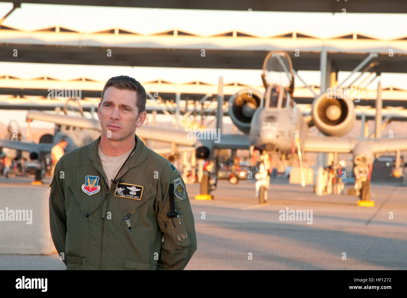 Lt. Col. Shannon Smith, Deployment Commander of the 124th Fighter Wing ...