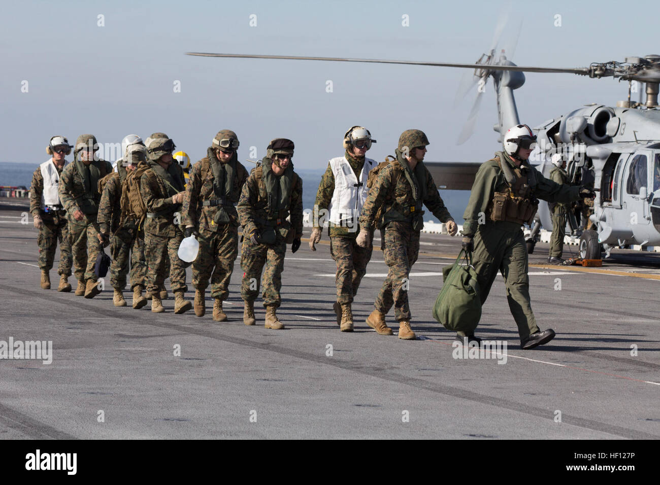 Marines assigned to Landing Support Platoon, Combat Logistics Battalion ...