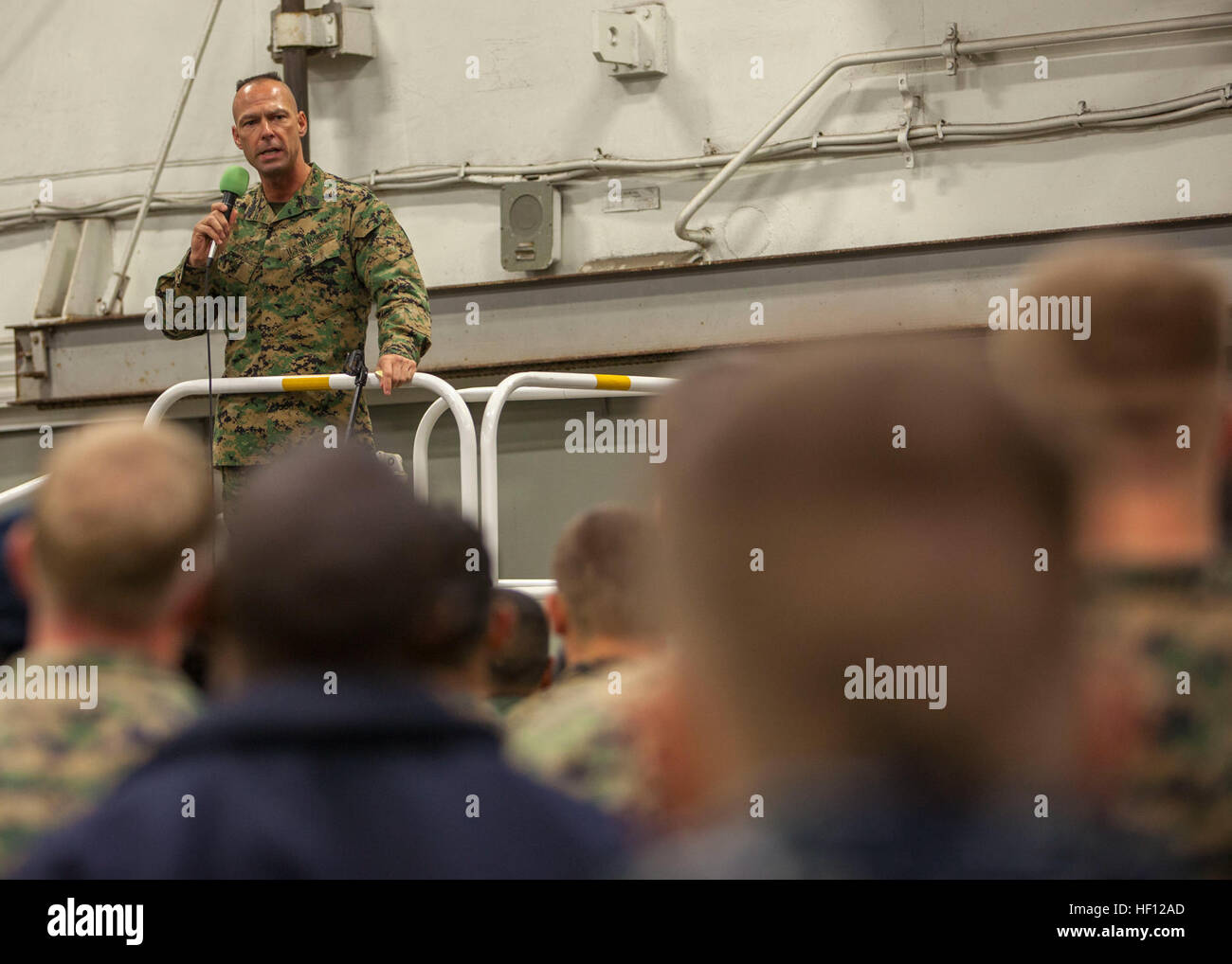 Sgt. Maj. Todd M. Parisi, 26th Marine Expeditionary Unit sergeant major ...