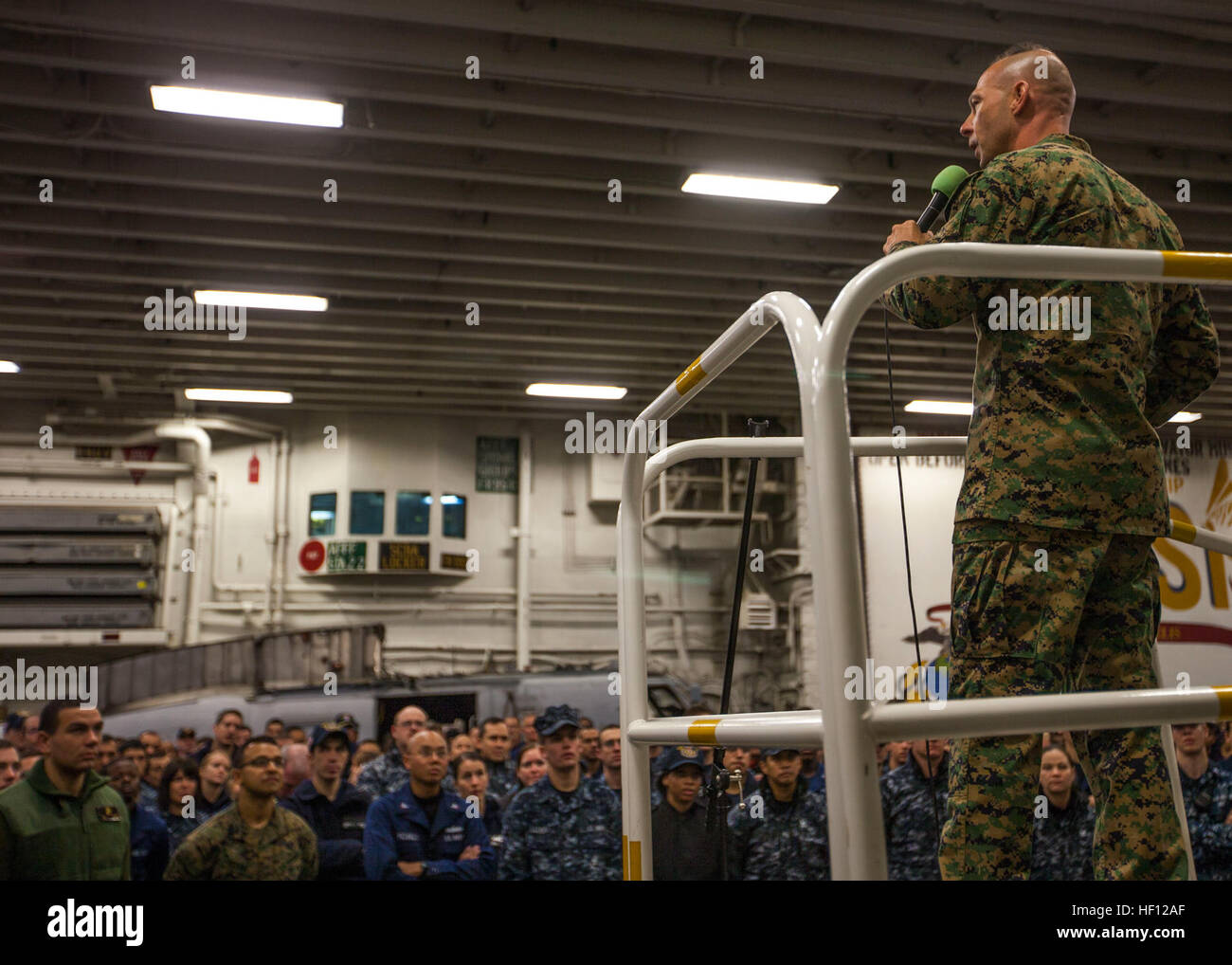 Sgt. Maj. Todd M. Parisi, 26th Marine Expeditionary Unit sergeant major ...