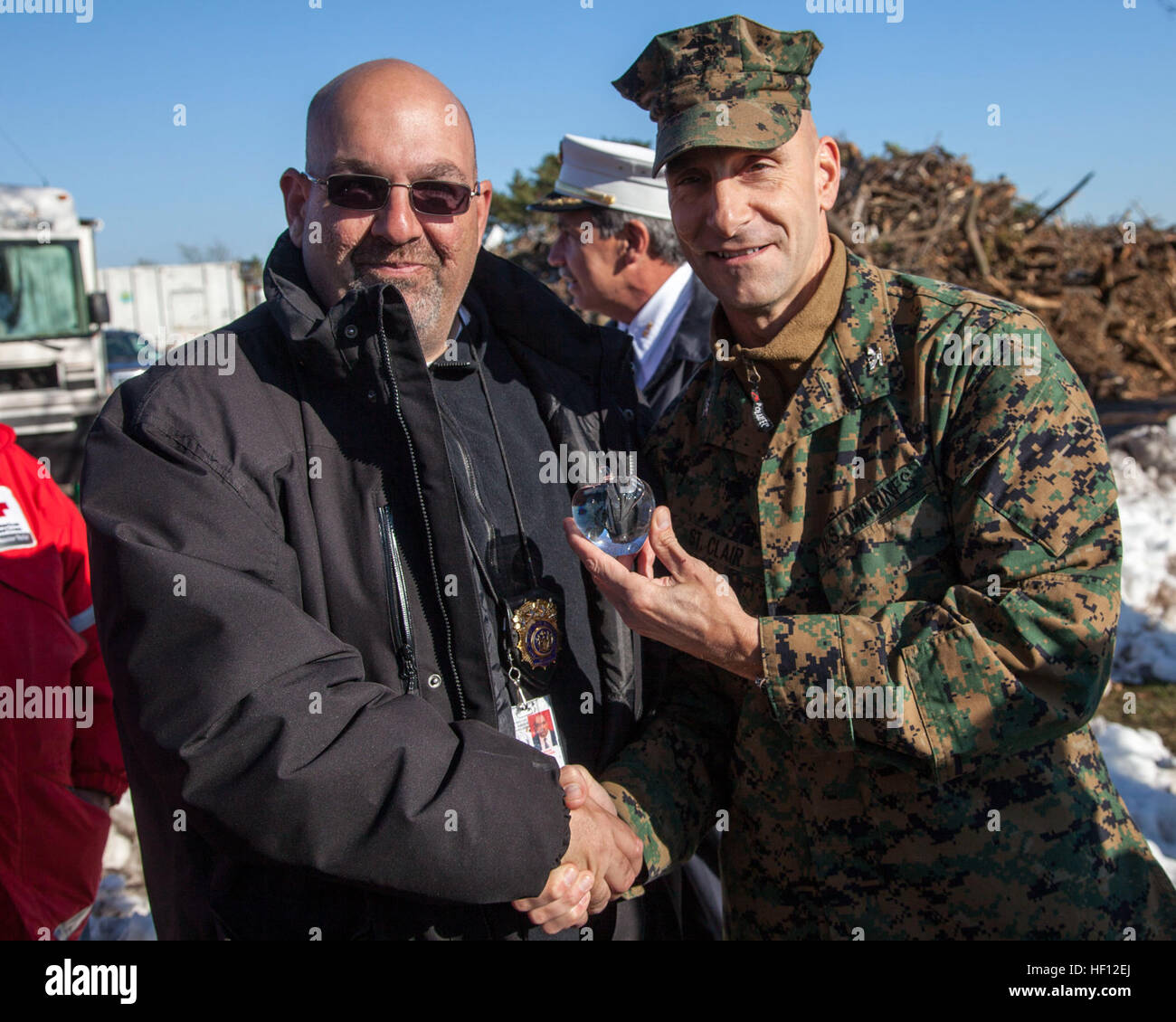 Col. Matthew St. Clair, 26th Marine Expeditionary Unit (MEU) commanding ...