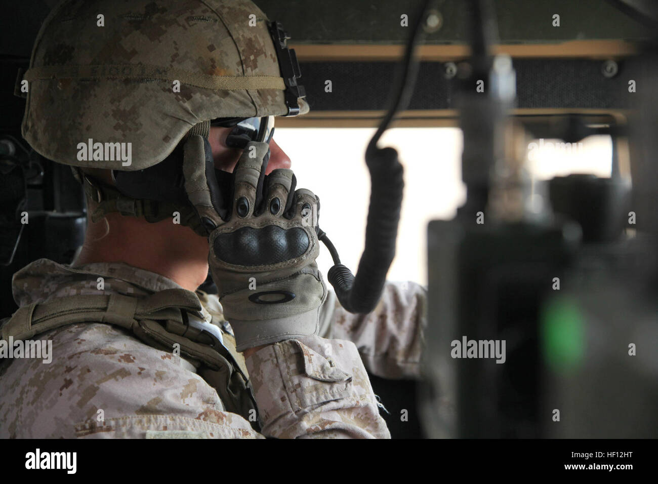 Corporal Matthew Theiss, TOW gunner, Combined Anti-Armor Team 1 ...
