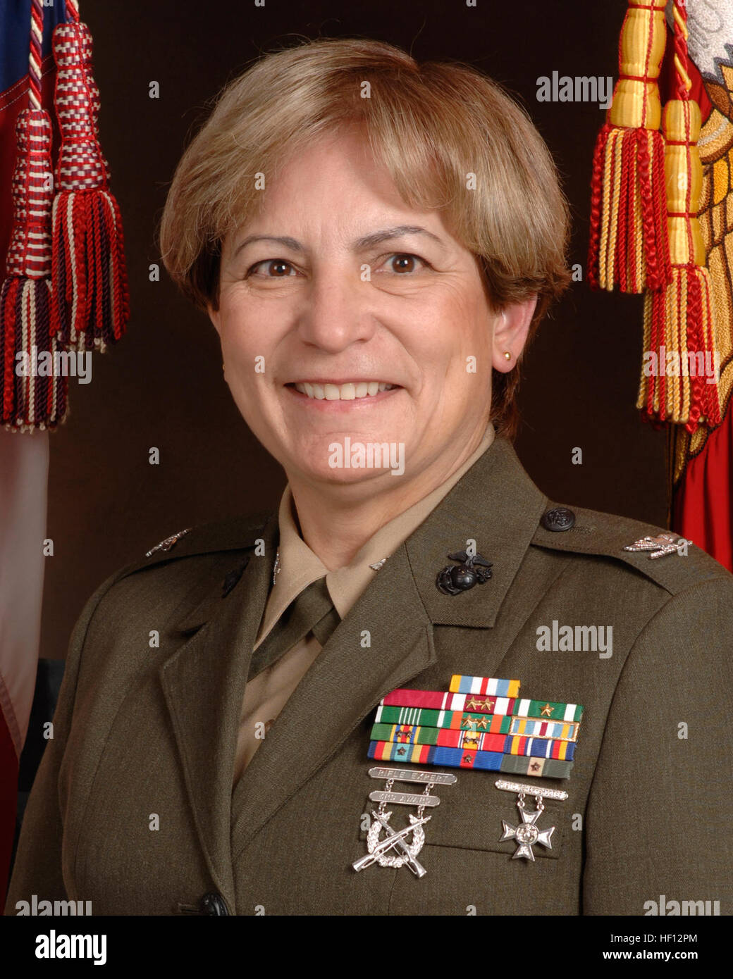 Salinas Angela USMC Colonel Stock Photo - Alamy