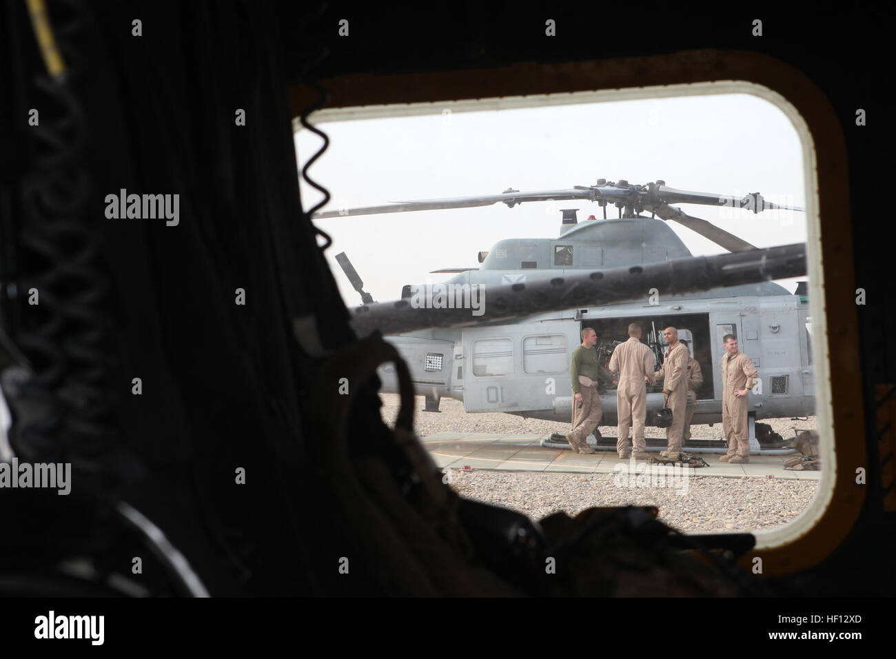 U.S. Marines with Marine Light Attack Helicopter Squadron (HMLA) 169 ...