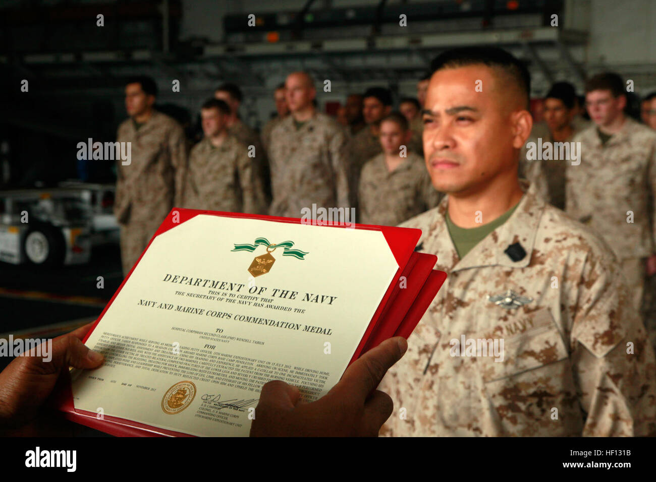 Hospital Corpsman 2nd Class Wendell Tabios, hospital corpsman, Command ...