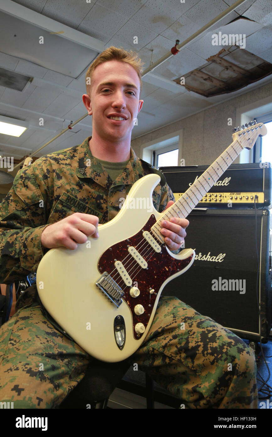 Cpl. Mark A. Boughton, a guitarist with the 2nd Marine Aircraft Wing ...