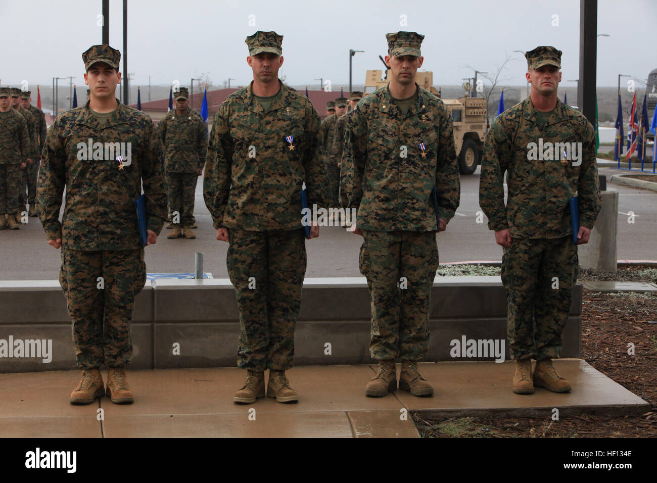 MARINE CORPS BASE CAMP PENDLETON, Calif.- (From left to right ...