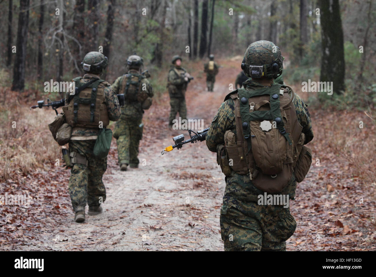 A platoon of Marines with 8th Engineer Support Battalion, 2nd Marine ...