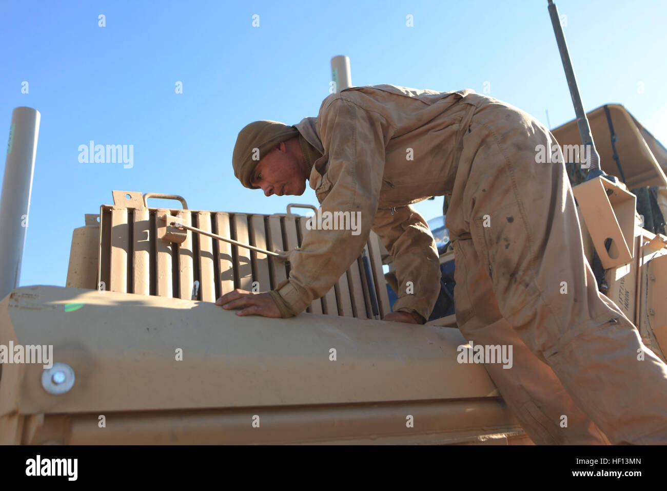 Lance Cpl. Victor LopezVega, a motor transport mechanic with ...