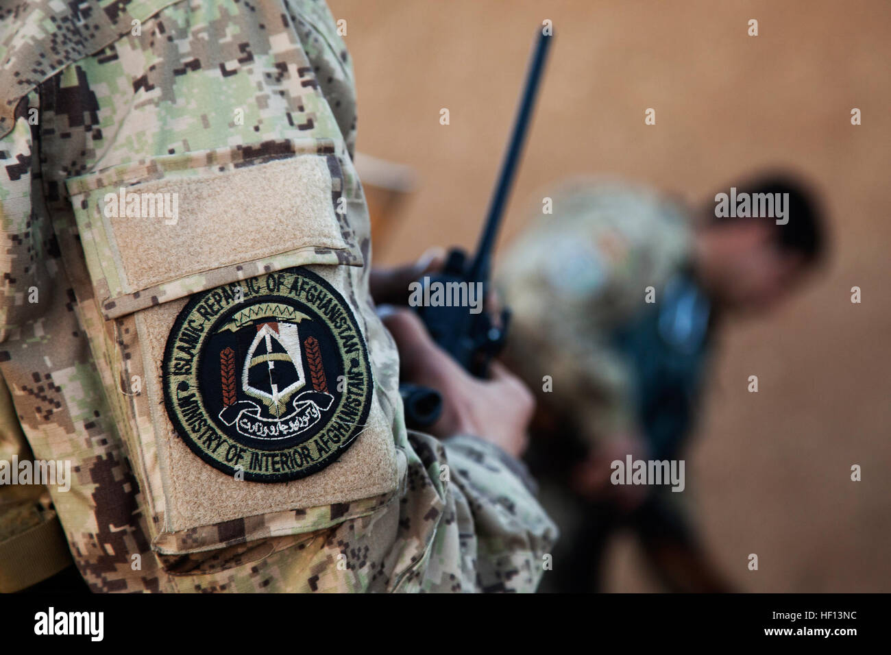 Afghan National Civil Order Policemen (ANCOP) prepare to conduct ...