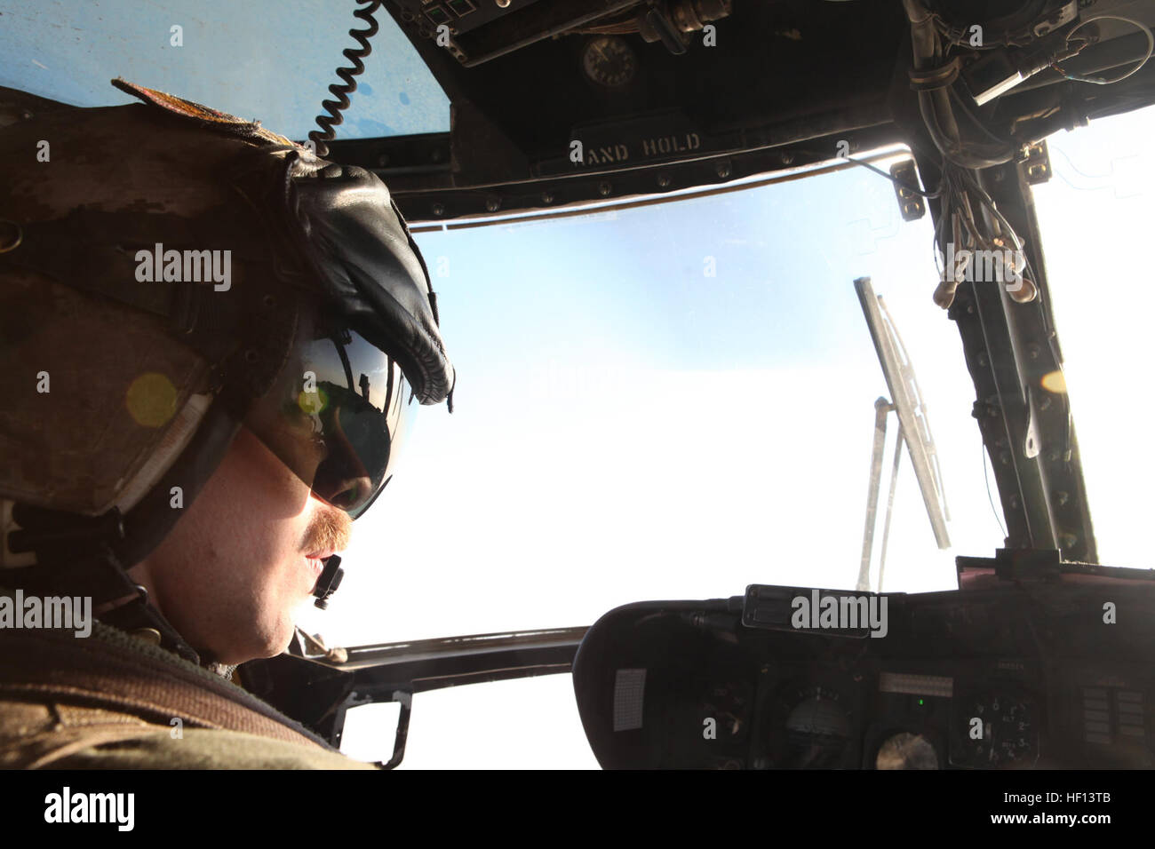 U.S. Marine Corps Capt. Michael Drozd, CH-53E Super Stallion pilot with ...