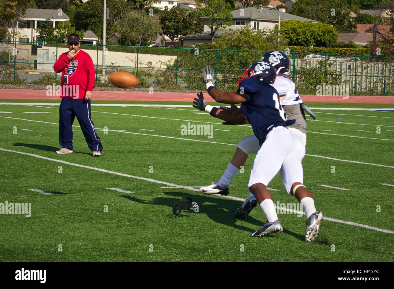 Ahmad Thomas, a safety with the east coast team of the Semper Fidelis ...