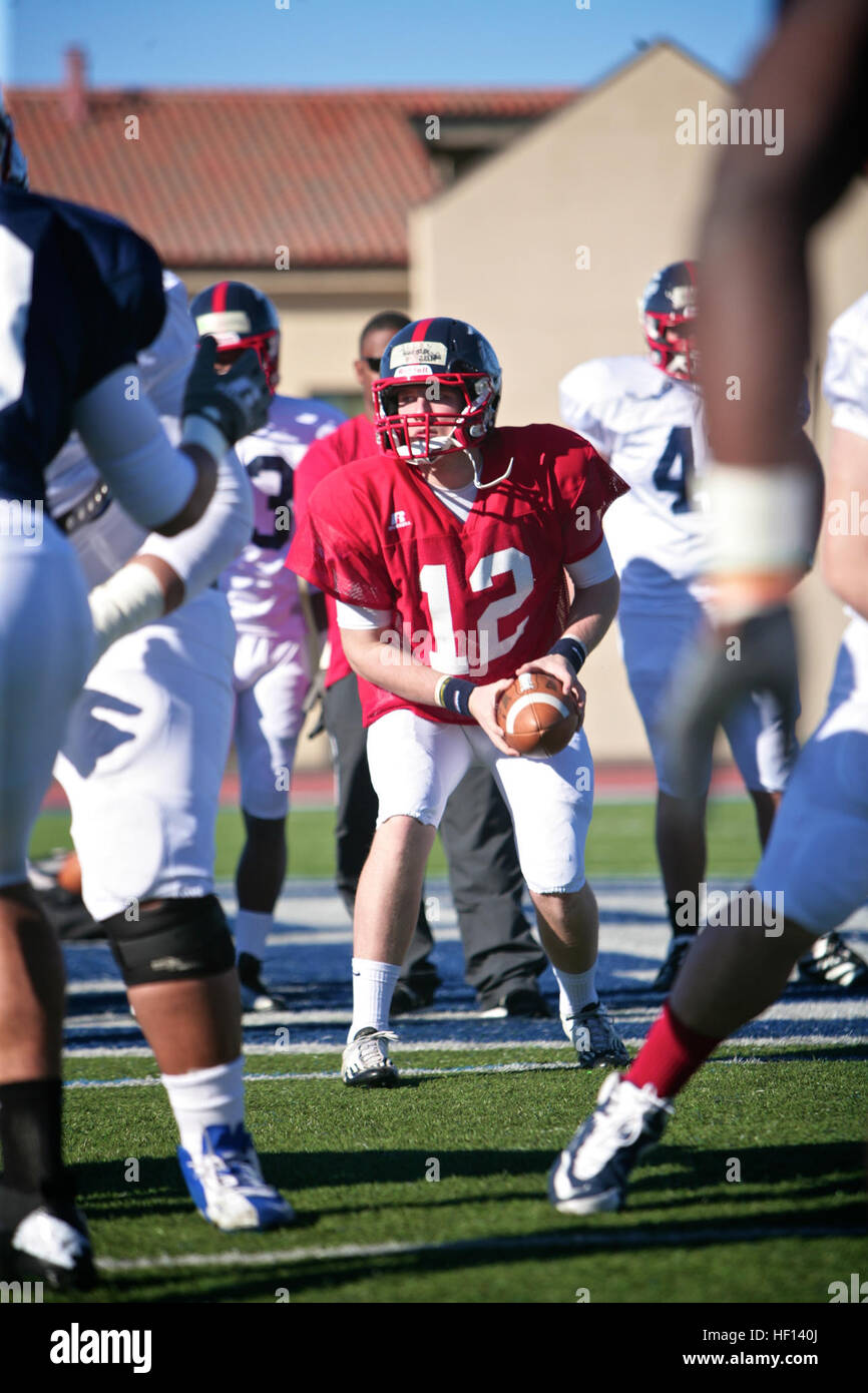 Austin Allen, a quarterback with the east coast team for the Semper ...