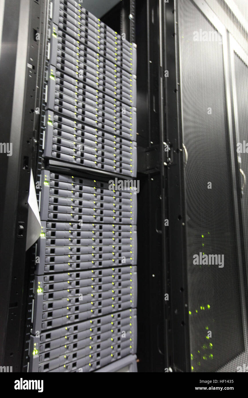 The server room at a new complex containing the Marine Air Ground Task ...