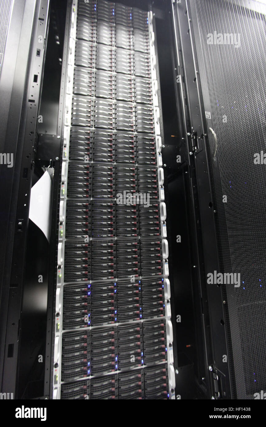 The server room at a new complex containing the Marine Air Ground Task ...