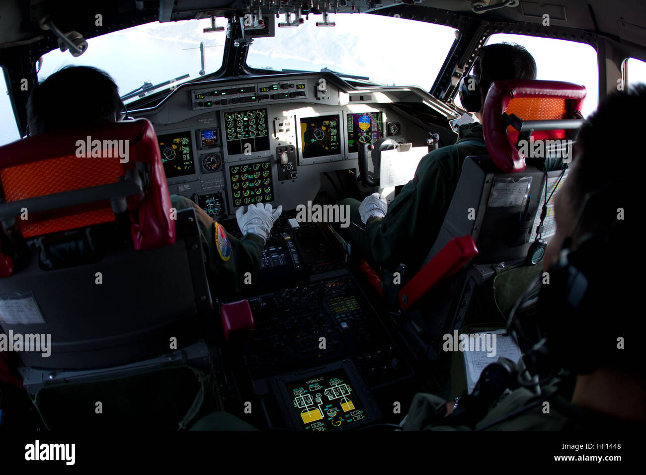 Japanese Maritime Self Defense Force (JMSDF) pilots fly the US-1A ...