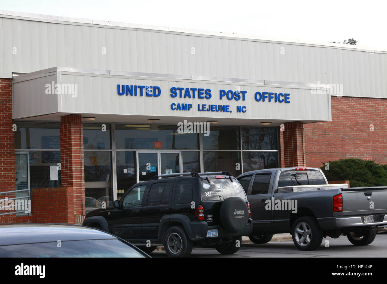 The main post office aboard Camp Lejeune, N.C., is serving as the ...