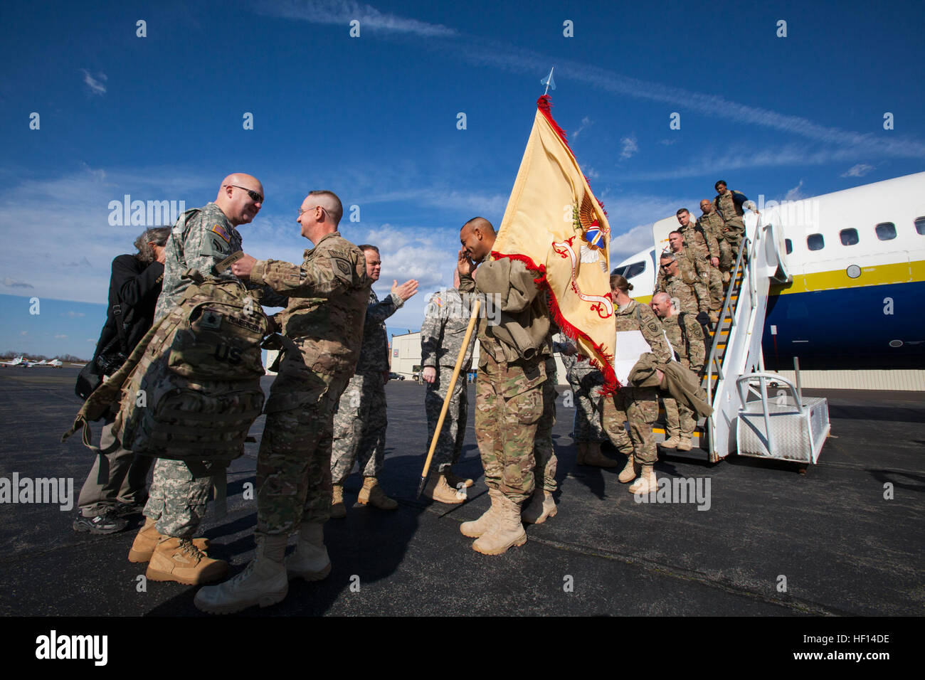 Soldiers of the 117th Combat Sustainment Support Battalion, New Jersey ...