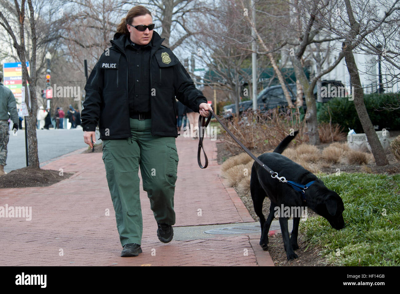 Police canine k 9 handler hi-res stock photography and images - Alamy