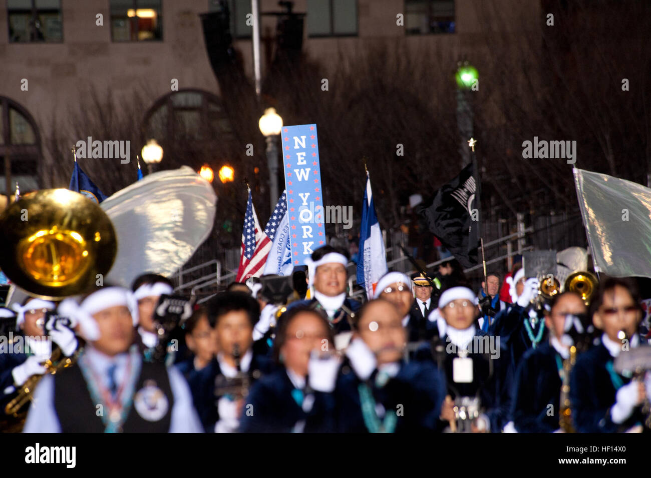 President Barack Obama watches from the Presidential Inauguration ...