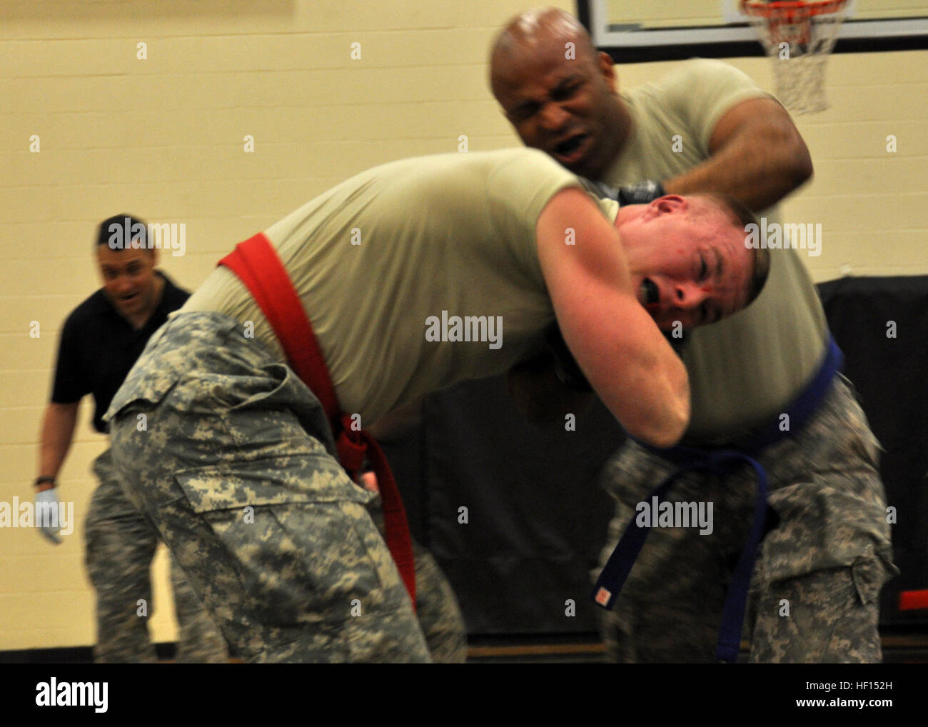 Army Sgt. Michael Jones, right, with the Arizona National Guard's 996th ...