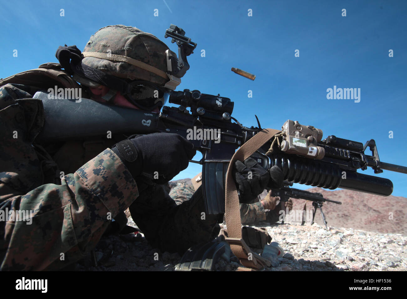 MARINE CORPS AIR GROUND COMBAT CENTER TWENTYNINE PALMS, Calif.- Pfc ...