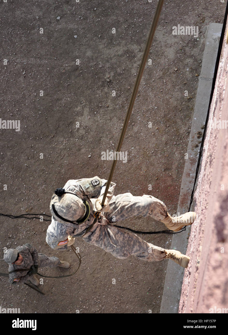 U.S. Army Spc. Kenneth Weigang, a multiple-launch rocket system crew ...