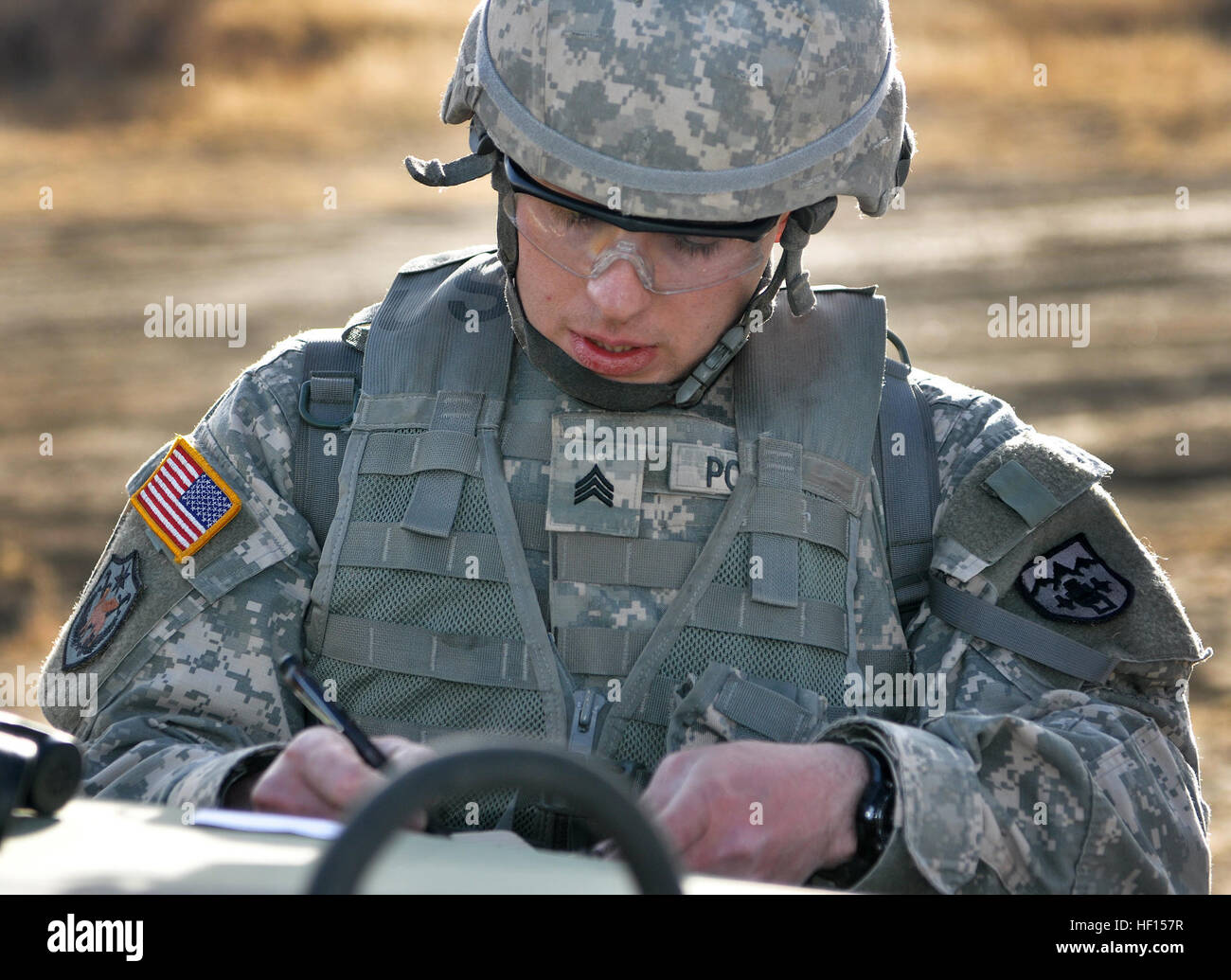 Sgt. Christopher Poquette, a multiple-launch rocket system crew member ...