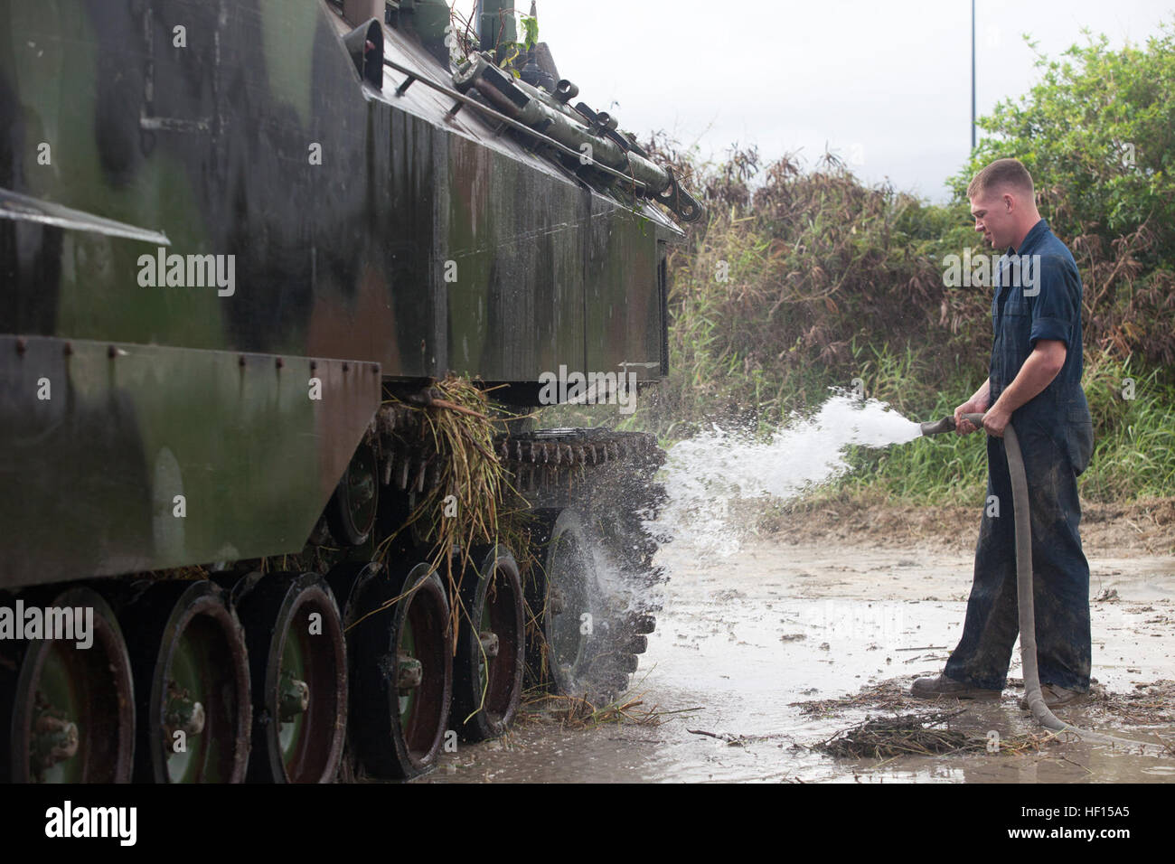 Lance Cpl. Brandon Erickson, an assault amphibious vehicle mechanic ...