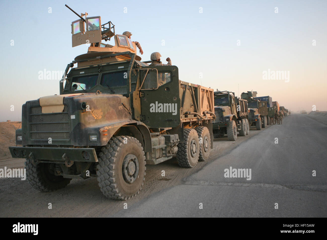After a long night's work in the city of Fallujah, Marines of 1st ...