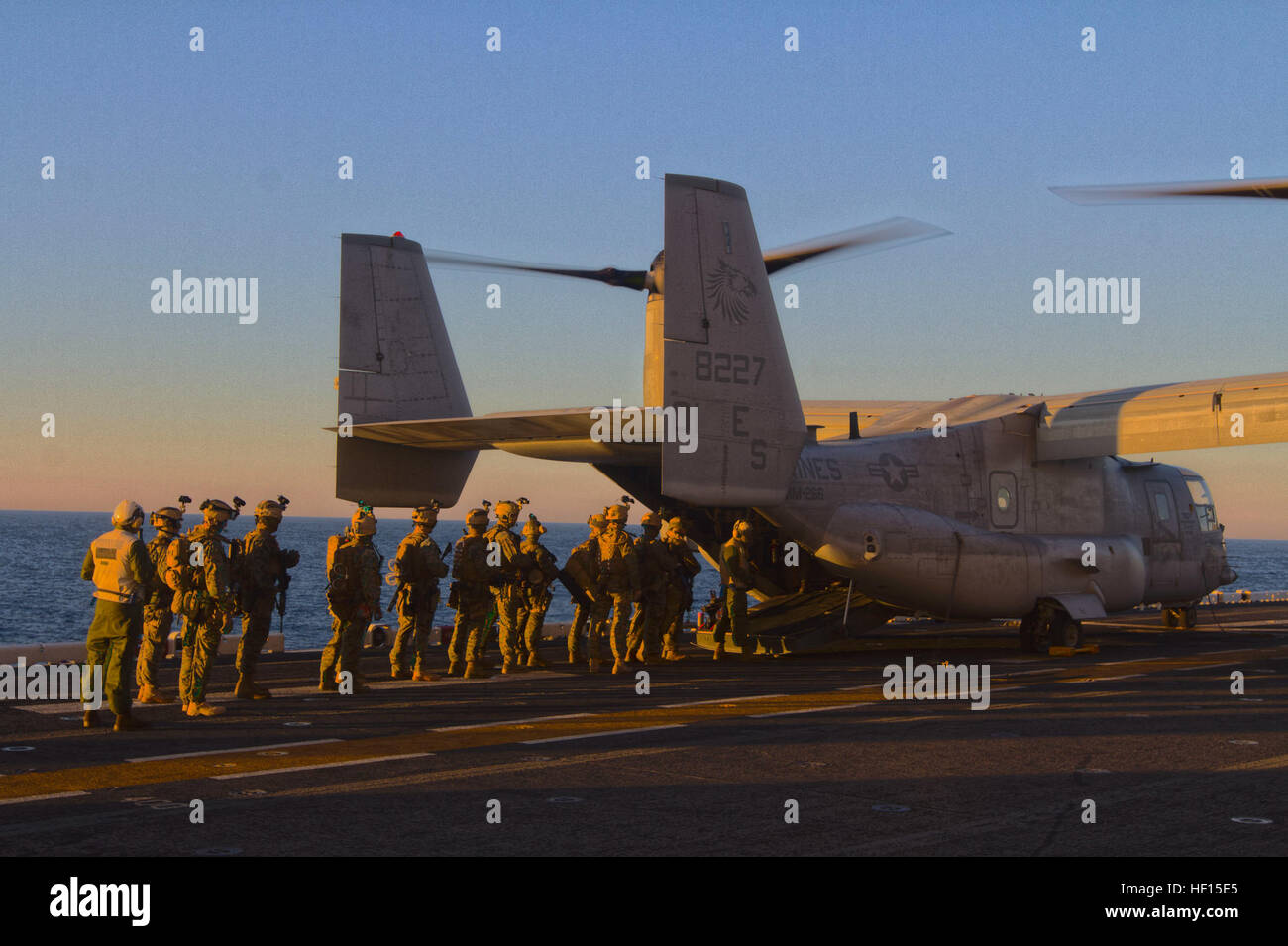 Marines and Sailors assigned to Maritime Raid Force, 26th Marine ...