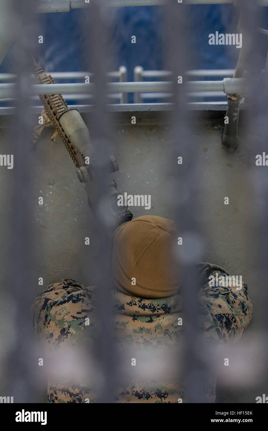 Lance Cpl. Colton Treadway, a scout sniper from Annapolis, Md ...