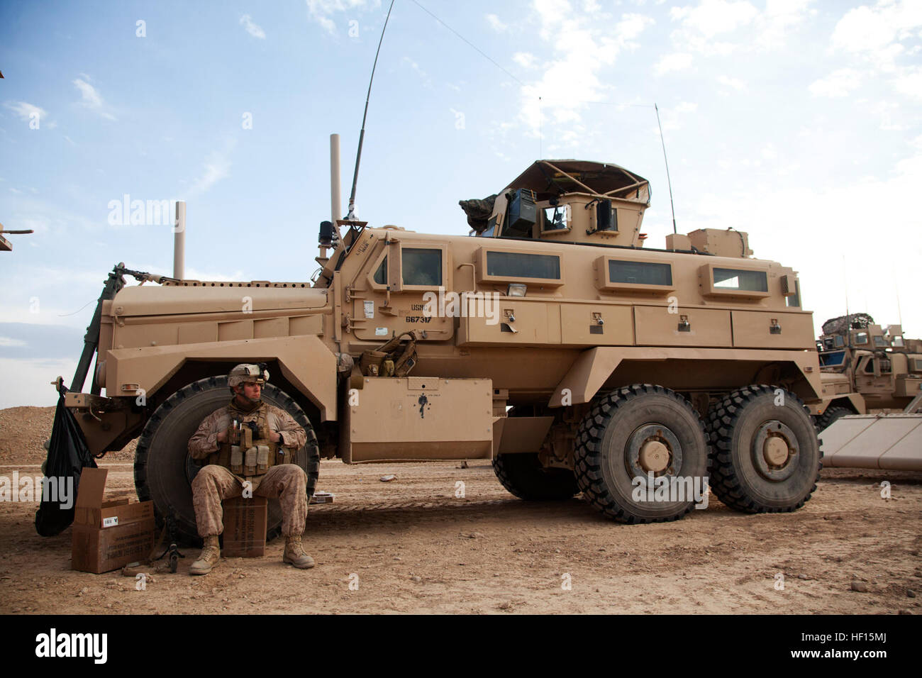 U.S. Marine Corps Lance Cpl. Brian J. Wilson, an anti-tank missleman ...