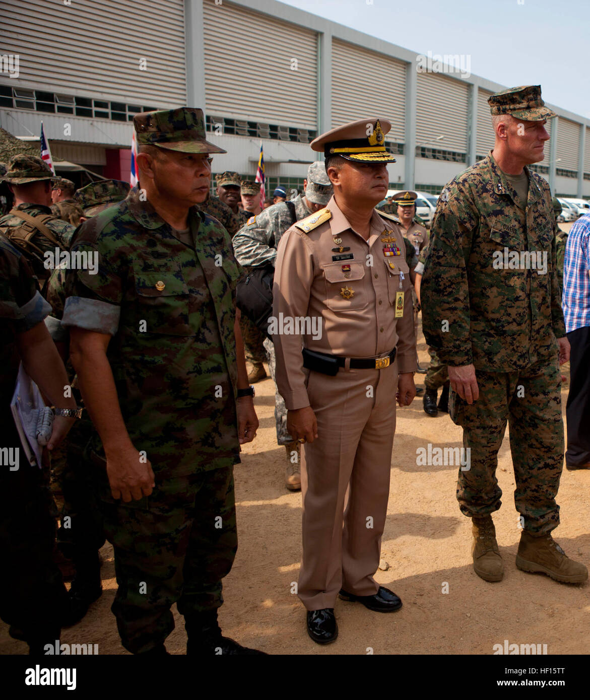 Major Gen. Christopher S. Owens (right), the commanding general of 1st ...