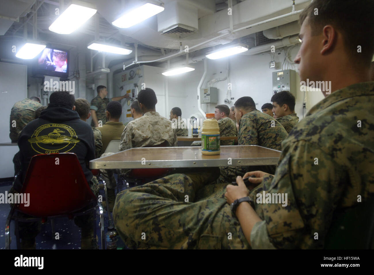 ABOARD THE USS BOXER, (June 10, 2006) -- Marines with the 15th Marine ...